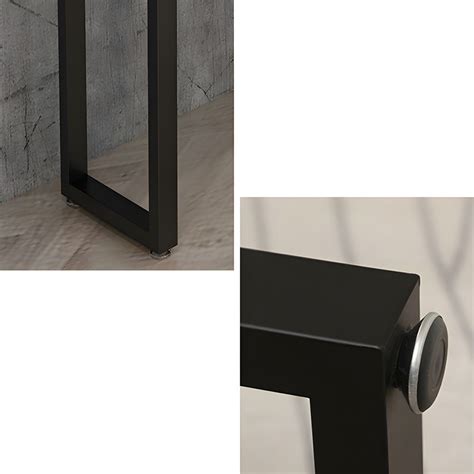 Industrial Bar Table Solid Wood Rectangle Pub Table In Brown 70 9l X 17 7w X 41 3h Bar Tables