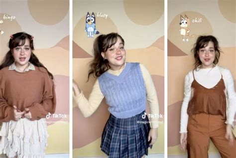 Woman Delights TikTok With Her Bluey Inspired Outfits