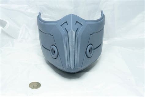 Mortal Kombat Sub Zero Cosplay Maske 3d Drucken Etsy