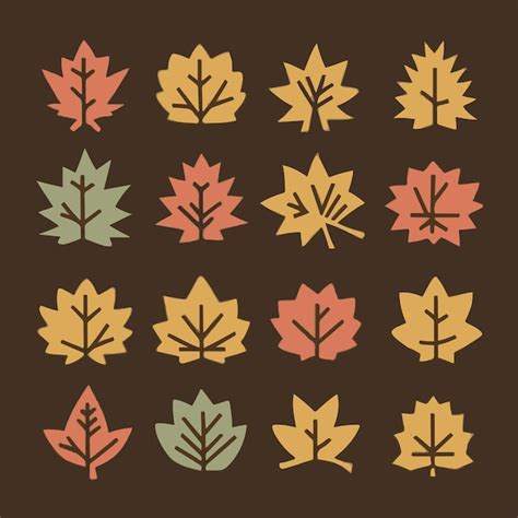 Premium Vector Autumn Leaf Elegance Stunning Singular Design