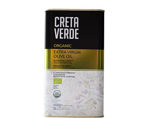organic extra virgin olive oil 3L - Cretan Taste