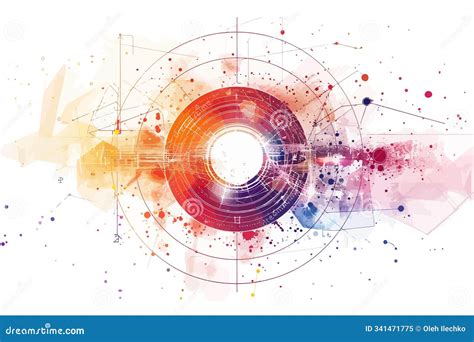 Digital Data Visualization With Futuristic Graphics S Isolated Stock Vector Illustration Of