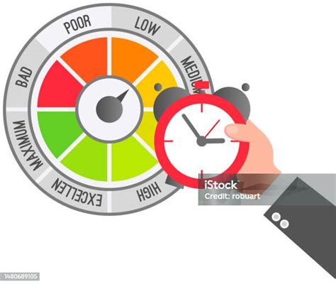 시간 측정의 개념 늦고 시간 엄수 알람 시계 및 전원 조정기 감마 0명에 대한 스톡 벡터 아트 및 기타 이미지 0명 가득 찬 계기판 측정기 Istock