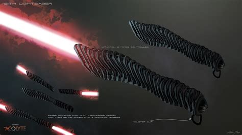 The Acolyte Concept Art Reveals Early Looks At Lightsaber Designs