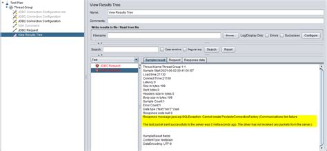 Automated Tests Jmeter Unable To Connect Aws Rds Getting Error Java