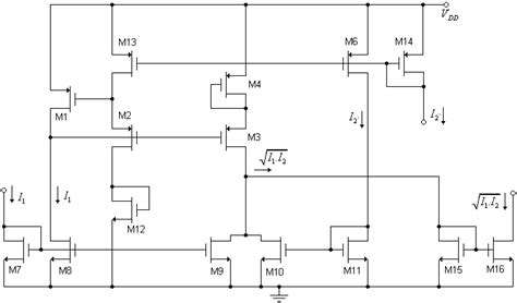 Conventional Current Mode Stack Mos Square Root Circuit Download