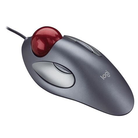 Mouse Logitech Com Fio Trackball Trackman Marble Poca Eletro