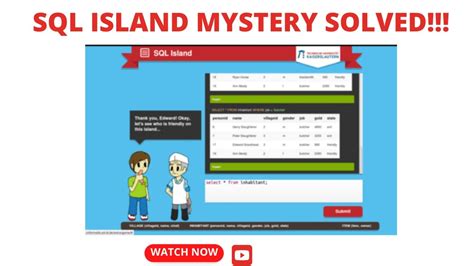 How To Solve The Sql Island Game A Complete Walkthrough Youtube