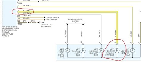Daytime Running Lights Not Working My Car Listed Above S Model