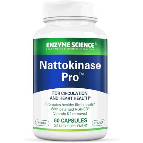 Nattokinase Pro With Nsk Sd Organic Supplement Best Enzymes For
