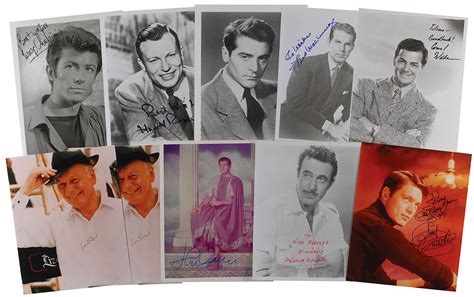 Actors Signed Photographs Rr Auction