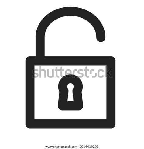 Open Outline Icon Suitable Office Set Stock Vector Royalty Free 2014419209 Shutterstock