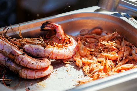 감기 갑각류 건강한 식생활 고급 해산물 고립된 고명 껍데기 냉동 새우 냉동 해산물 다이어트 단백질 디테일