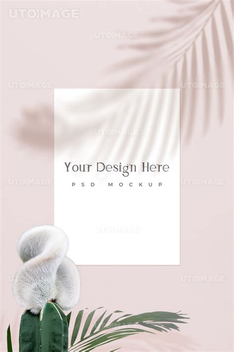 유토이미지 여름배경 트로피컬 프레임 여름컨셉의 백그라운드