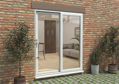 Part Q 1800mm Upvc White Sliding Doors Lh Sliding Rh Fixed At Vivid Doors