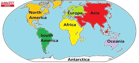 7 Continents Name List In Order Check 5 Oceans Name List