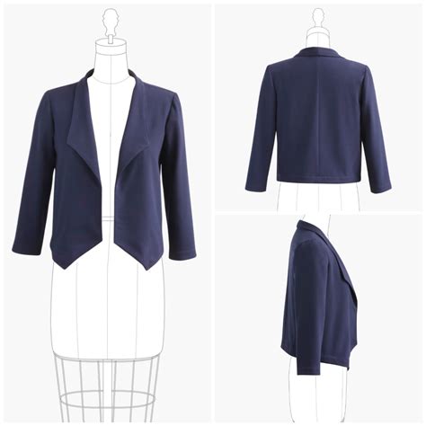 39 Tailored Jacket Womens Sewing Pattern Ornanornella
