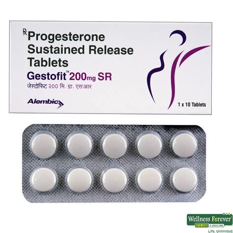 Buy Gestofit Sr 200mg 10 Tablets Online At Best Prices Wellness Forever
