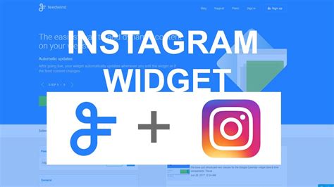 Create Instagram widget using Feedwind - YouTube