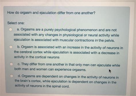Solved Match The Stage Of The Sexual Response With The Chegg Com