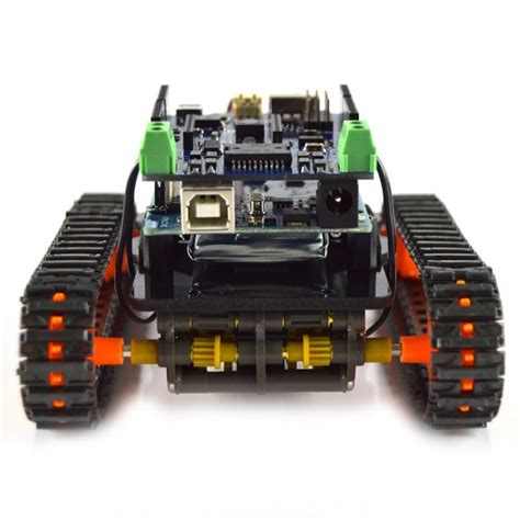 Kit Robot Tanc Mini DFRobotShop Rover Compatibil Arduino EMAG Ro