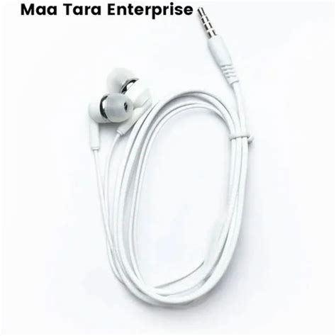White Mobile Wired Earphone At Piece Wired Earphone In Howrah Id