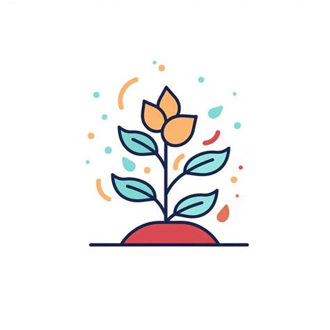 Growth Icon Progress And Development Symbol Art Logo Illustration