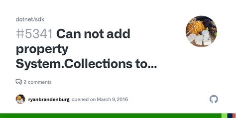 Can Not Add Property Systemcollections To Newtonsoftjsonlinqjobject