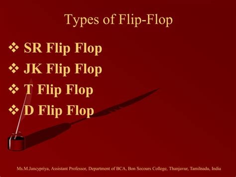 Flip Flop And Its Types Pdf Data Storage And Warehousing Computing