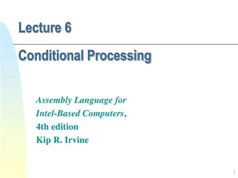 Ppt Lecture 6 Conditional Processing Powerpoint Presentation Free