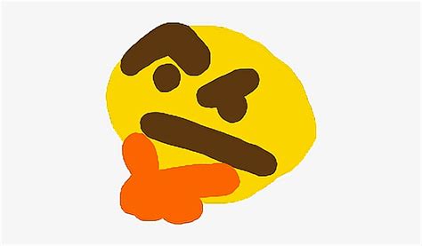 Think Emoji Thonk Memes Lol Emote Confused Pepe Hmm Thinking Meme Png