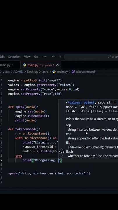 Jarvis In Python Part 2 Python Programming Coder Jarvis Coding