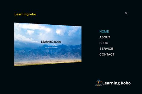 Animated 3d Navigation Menu Bar Using Html Css And Javascript