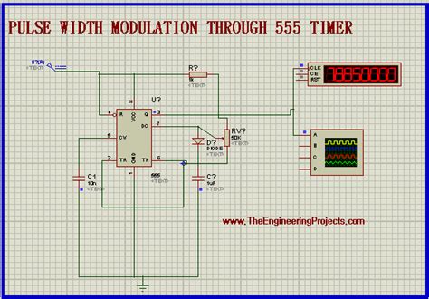 Pulse Width Modulation Using Timer In Proteus Timer Electrical Panel Wiring Engineering