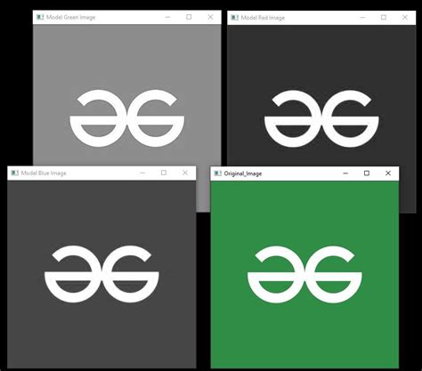 Splitting And Merging Channels With Python OpenCV GeeksforGeeks