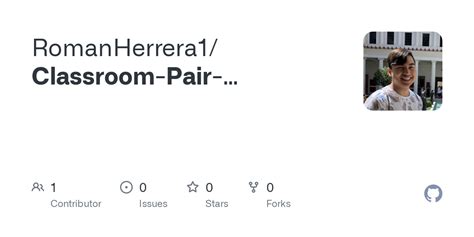 Github Romanherrera1classroom Pair Generator