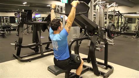 York Selectorized Lat Pulldown Machine