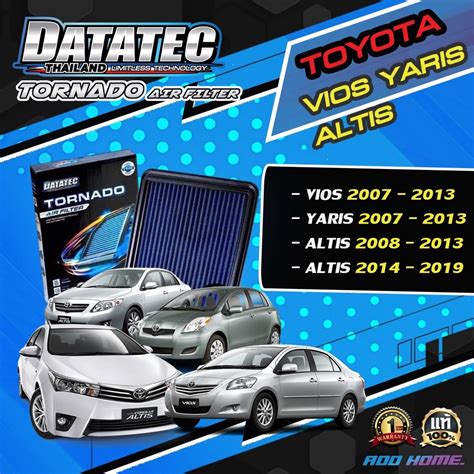 กรองอากาศผ้า Datatec Tornado กรองอากาศดาต้าเทค กรองdatatec Shopee Thailand