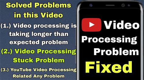 Video Processing Is Taking Longer Than Expected Problem While Uploading YouTube Video Fixed