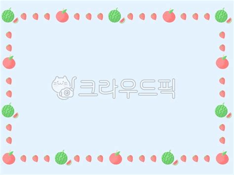 과일 테두리 프레임 배경 스케치 사진이미지일러스트캘리그라피 시롱이아빠작가