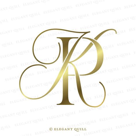 Elegant Wedding Monogram Kp Initials Logo Wedding Initials Logo Initials Monogram Wedding