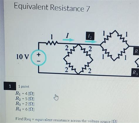 1 point r1 1[Ω]r2 2[Ω]r3 5[Ω]r4 4[Ω] find power of r3
