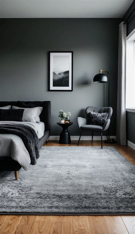 Modern Black And Grey Bedroom Ideas For Men Sleek Simple And Stylish