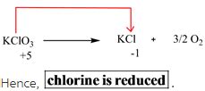 For The Following Reaction KClO KCl O Assign Oxidation States To Each Element On Each