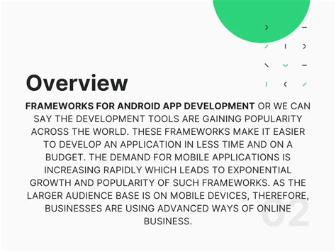PPT Best Frameworks For Android App Development PowerPoint Presentation ID