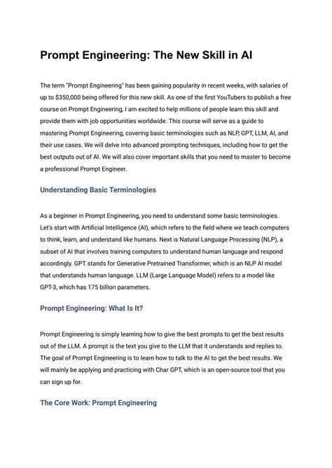 SOLUTION Chatgpt Prompt Engineering Studypool