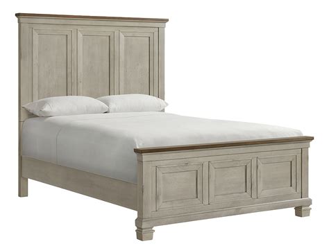 Farmington Stonebrown Queen Panel Bed B9890 7 Qb By Elements International