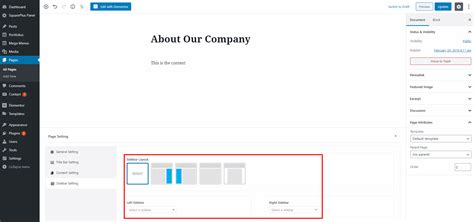 Change Sidebar Layout And Choose Unique Widgets HashThemes