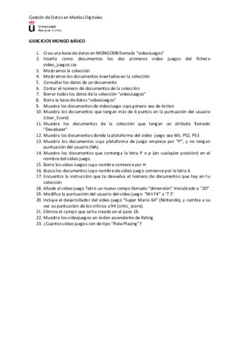 Ejercicios Mongodb Pdf