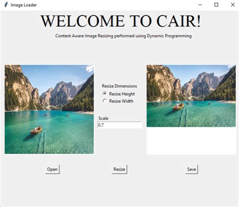 Github Harshithanagarajancontent Aware Image Resizing Resizing